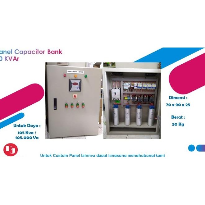 Jual Panel Kapasitor Bank 60 Kvar (Panel Capacitor Bank Perbaikan ...