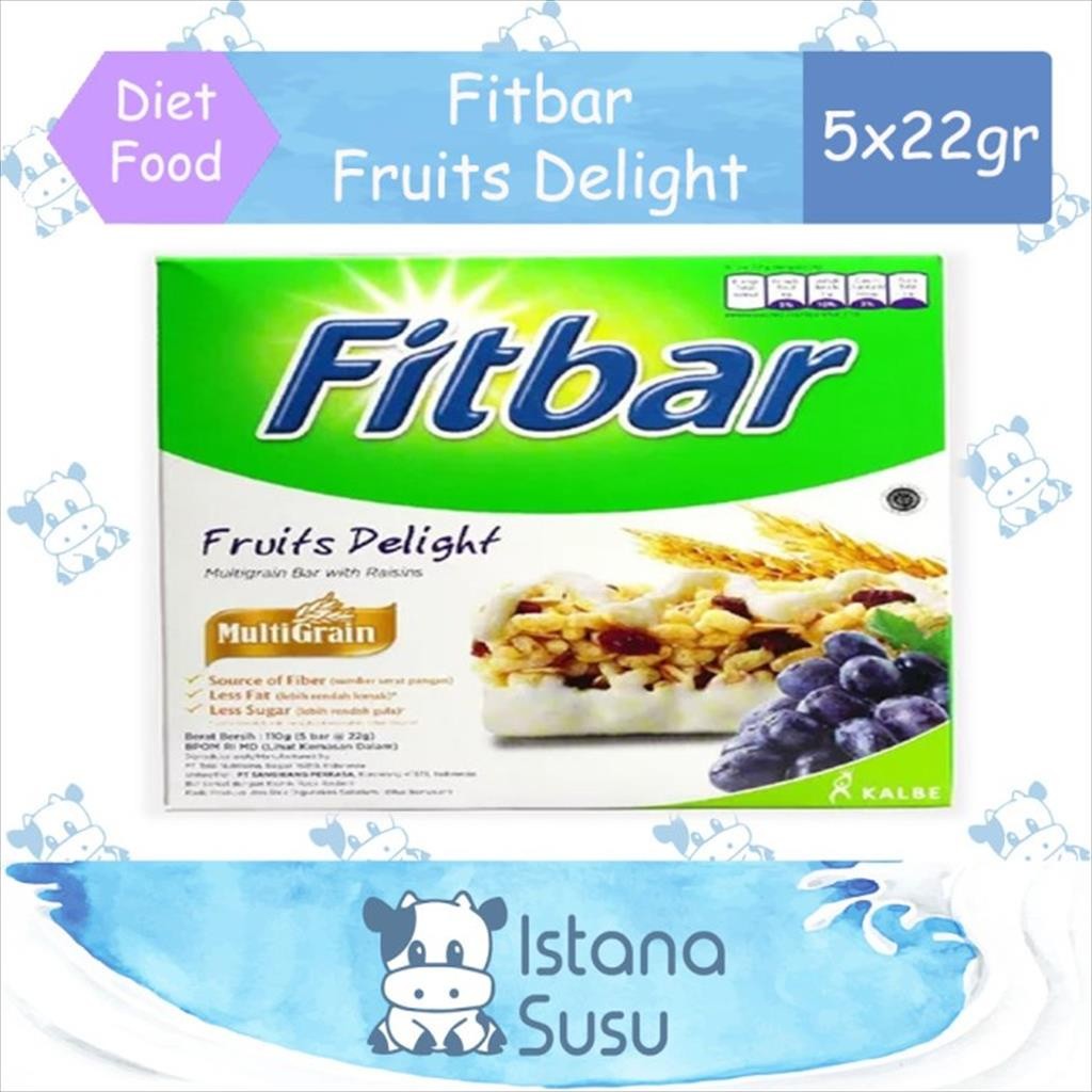 Jual Fitbar Fruits Delight 22 gr x 5 pack | Shopee Indonesia