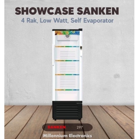 Jual SHOWCASE SANKEN SRS 4 rak show case 279 KULKAS LOW WATT JAPAn | Shopee Indonesia