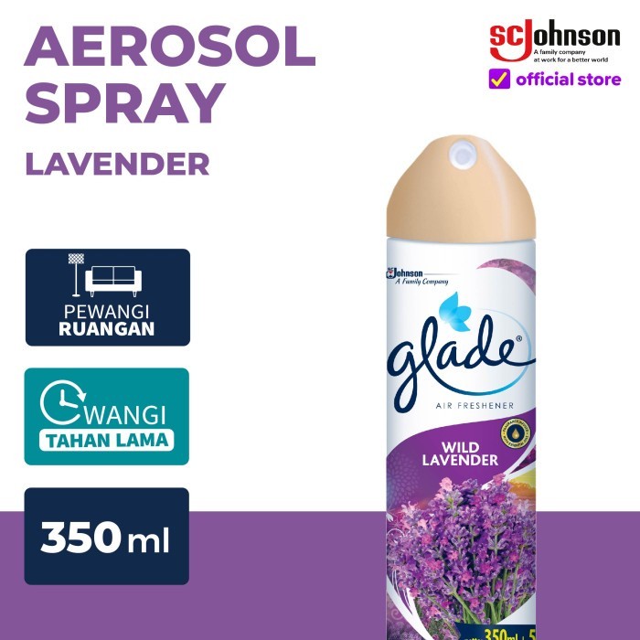 Jual Glade Aerosol Wild Lavender 350ml - Pengharum Ruangan Semprot ...