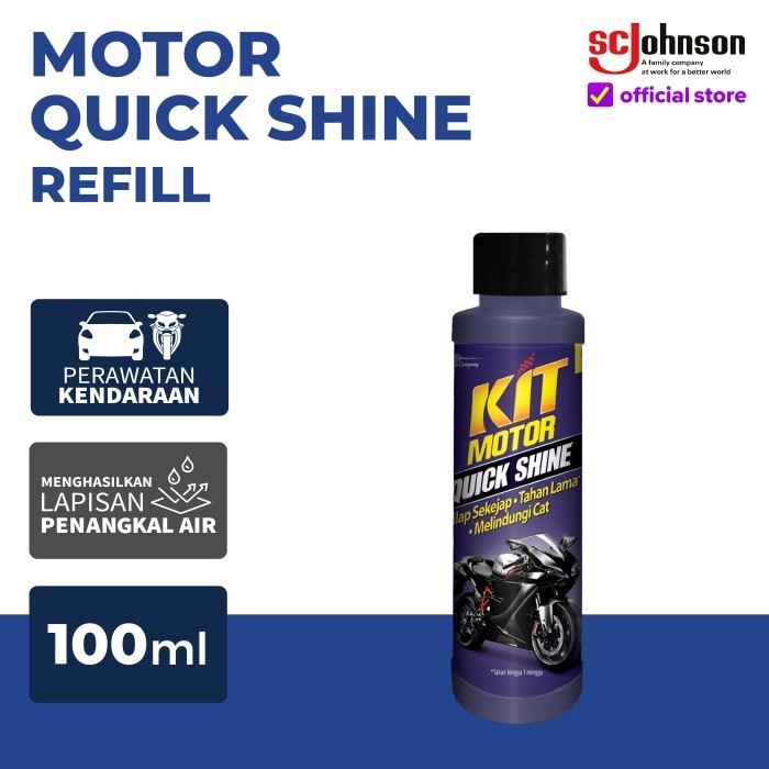 Jual Kit Motor Quick Shine Refill 100Ml Pembersih & Pengkilap Motor ...
