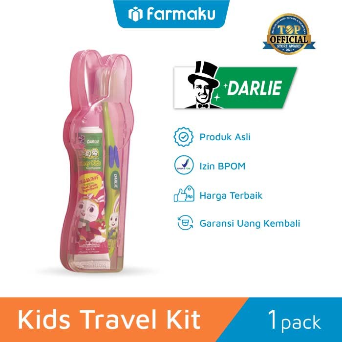 Jual DARLIE Travel Kit Bunny Kids & Cutie Bunny Sikat Gigi (Usia 6 ...
