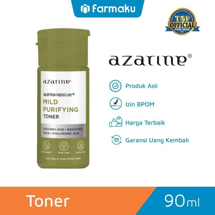 Jual Azarine Toner Mild Purifying Botol 90 ml - (Variasi) | Shopee ...
