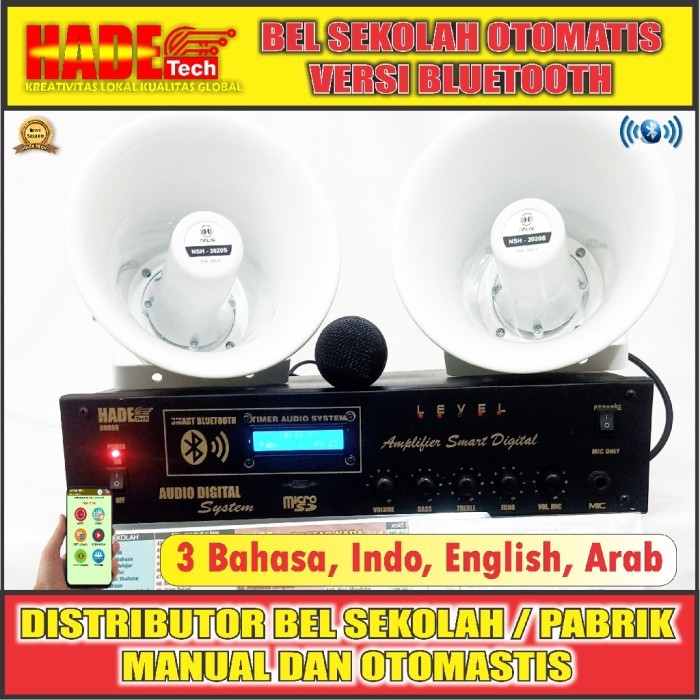 Jual BEL SEKOLAH OTOMATIS SETING ANDROID 3 BAHASA INDO ENGLISH ARAB 2 ...