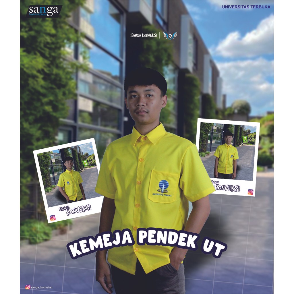Jual Kemeja PDH Universitas Terbuka (UT) / Kemeja UT / Kemeja PDH UT ...