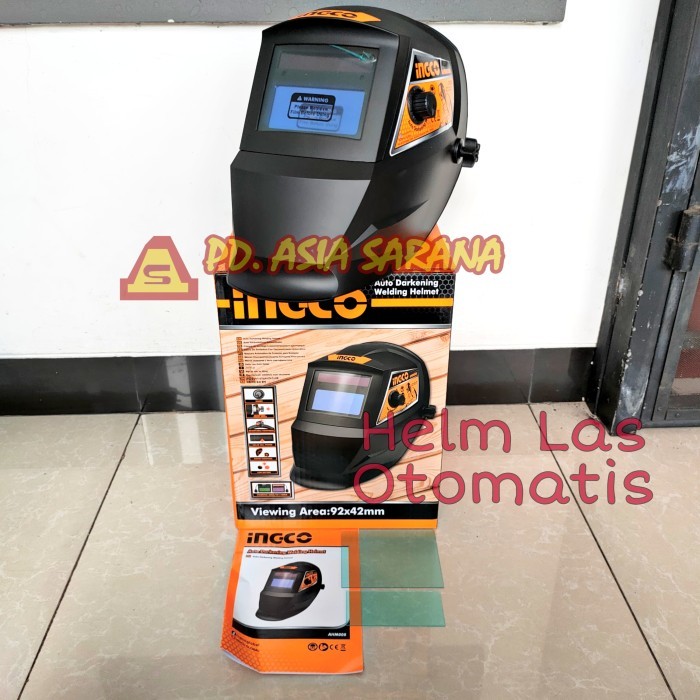Jual Helm Las Otomatis Auto Dark INGCO AHM008 Welding Helmet Topeng ...