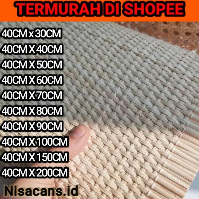 Jual Premium Rotan Anyaman Lembaran Rotan Foc Original/Webbing Rotan ...