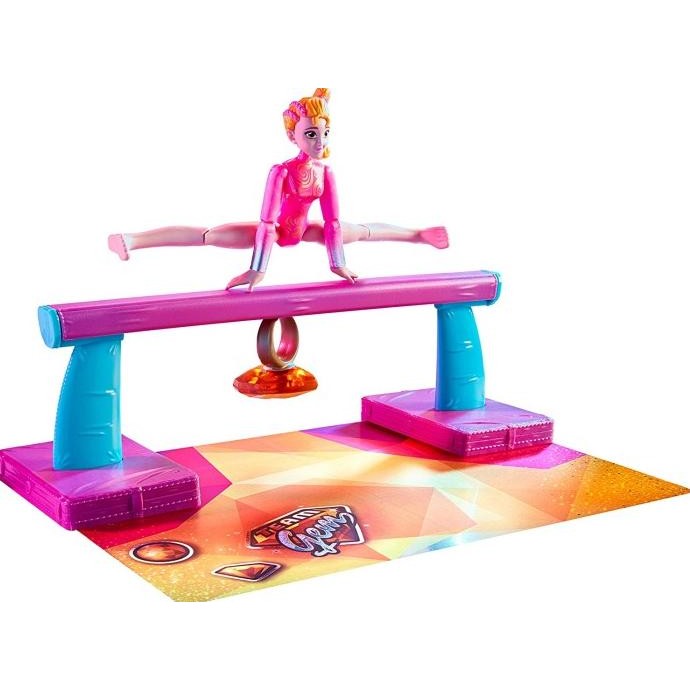Jual Team Gem Magic Gemtastic Balance Beam And Amber Gymnast Doll ...