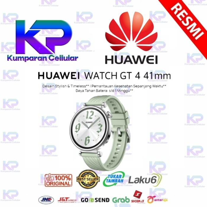 Jual Produk Ready HUAWEI Watch GT4 GT 4 41mm Green Garansi Resmi ...