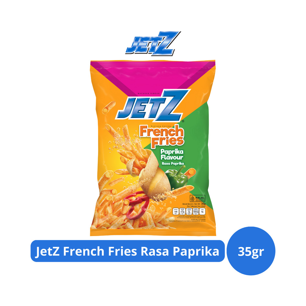 Jual JetZ French Fries Rasa Paprika 35gr | Shopee Indonesia