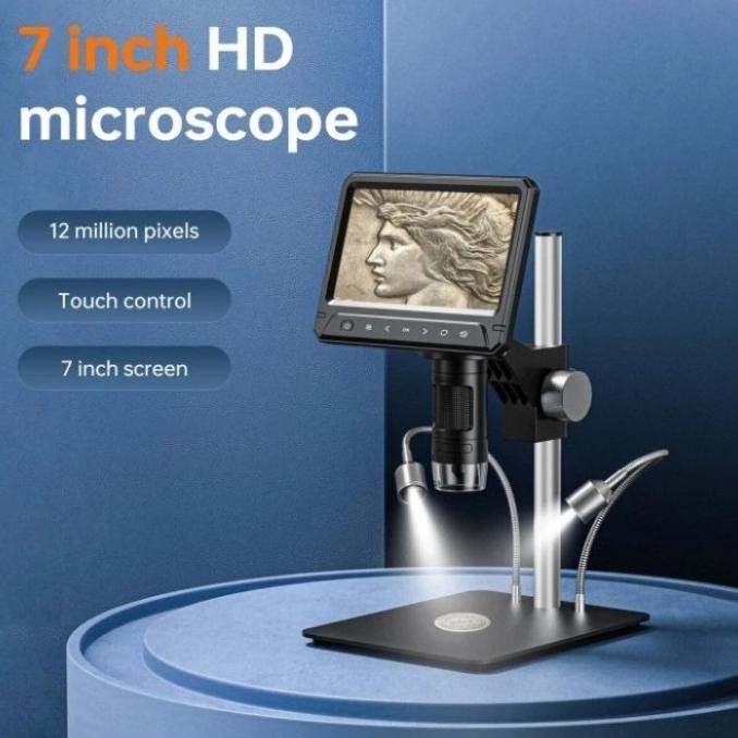 Jual Digital Microscope 1200X Lcd 7 Inch 12Mp Type 331-A Terbatas ...