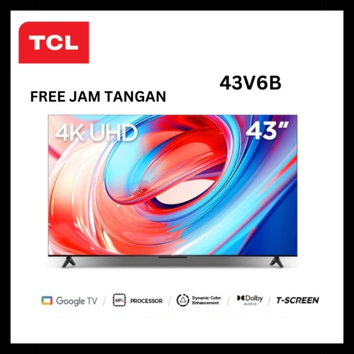 Jual Toko Bakia -- TCL 43A8 Smart TV Android 4K UHD With AI LED 43 Inch ...