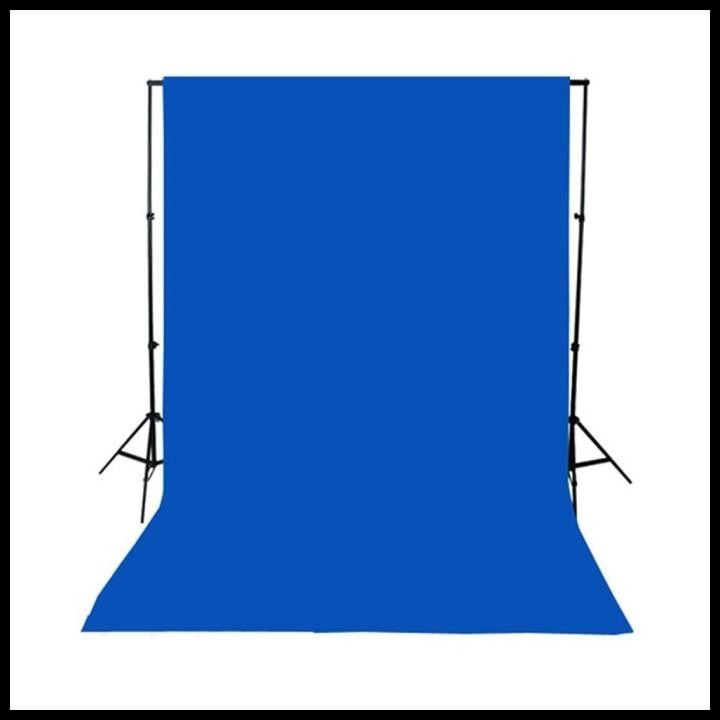Jual Kain Background/Backdrop Studio Fotografi 2X3 Meter - Polos Biru ...