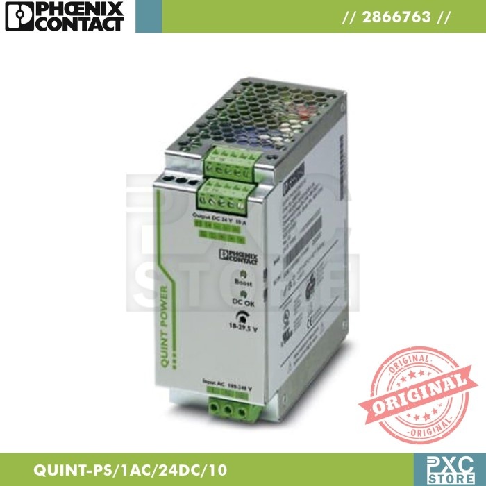 Jual PHOENIX CONTACT - POWER SUPPLY UNIT - QUINT-PS/1AC/24DC/10 ...