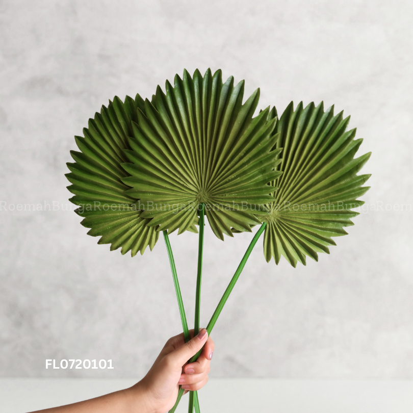 Jual Daun Palm / Palem Real Touch Artificial / Bunga Artifisial Premium ...