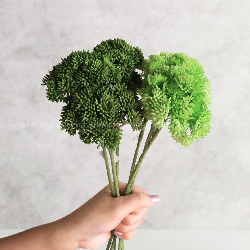 Jual 3 Cabang Sedum Real Touch Artificial / Bunga Artifisial Premium ...