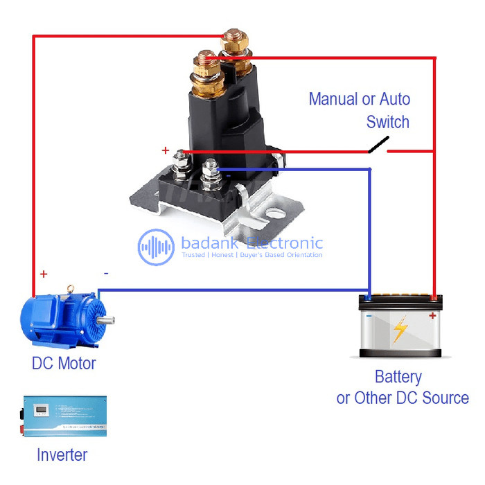 Jual COIL 12V DC-DC RELAY 500A AUTOMOTIVE HEAVY DUTY HIGH CURRENT ...