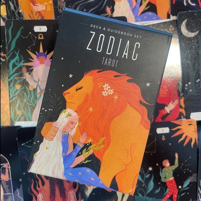 Jual Zodiac Tarot Deck & Book Set by Cecilia Lattari Tarot Deck | Shopee Indonesia