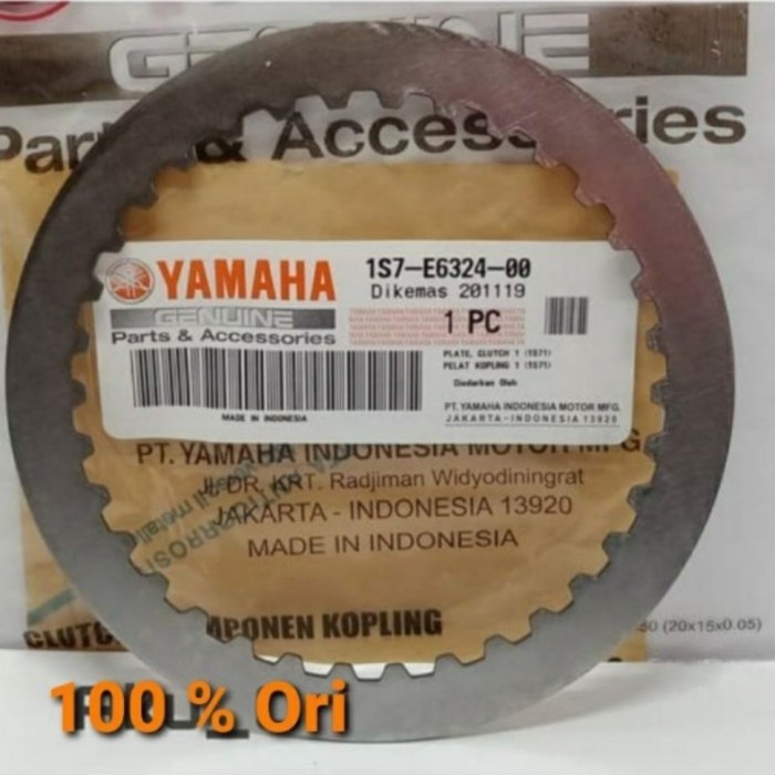 Jual BESI PLAT GESEK KOPLING JUPITER MX LAMA 1S7-E6324-00 ORI ASLI YGP | Shopee Indonesia