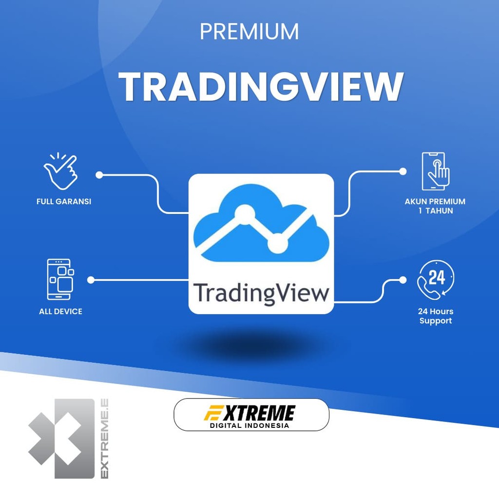 Jual TradingView Premium 1 Tahun + Data Realtime IDX | Shopee Indonesia