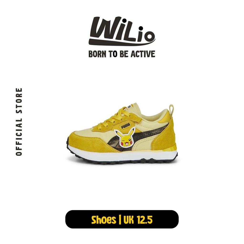 Jual PUMA Rider Fv Pikachu Ps Puma White 38781501 - Sepatu Anak (Kuning ...