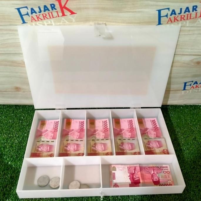 Jual kotak uangakrilik,laci uang kasir kecil | Shopee Indonesia
