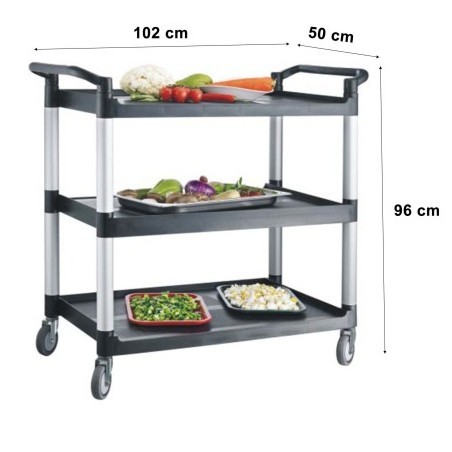Jual trolley piring kotor trolley restoran PDT-3L | Shopee Indonesia