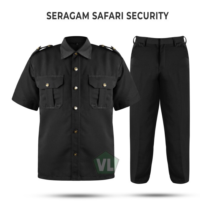 Jual Setelan Safary Security / Baju Seragam Safari Satpam Driver Supir ...
