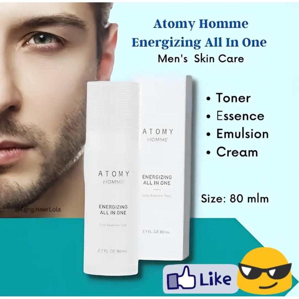 Jual Atomy Homme Energizing All in One Perawatan Pria Ganteng Cakep ...
