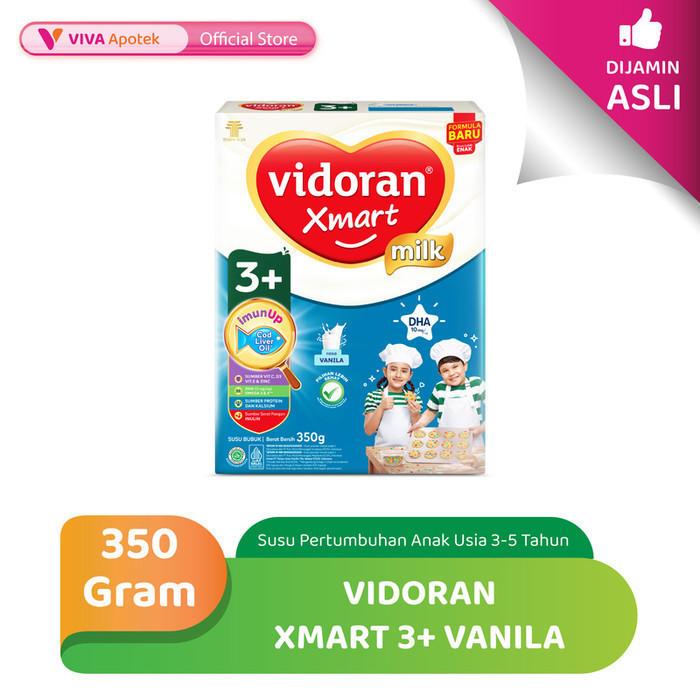 Jual Vidoran Xmart 3+ Vanila Susu Formula Usia 3-5 Tahun - 350Gr ...