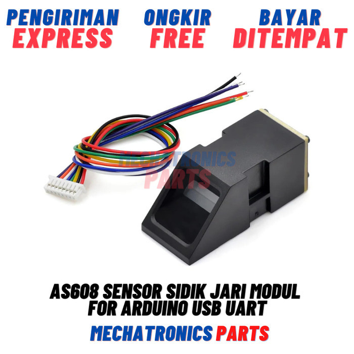 Jual As608 Sensor Sidik Jari Modul For Arduino Usb Uart Ready Stock ...