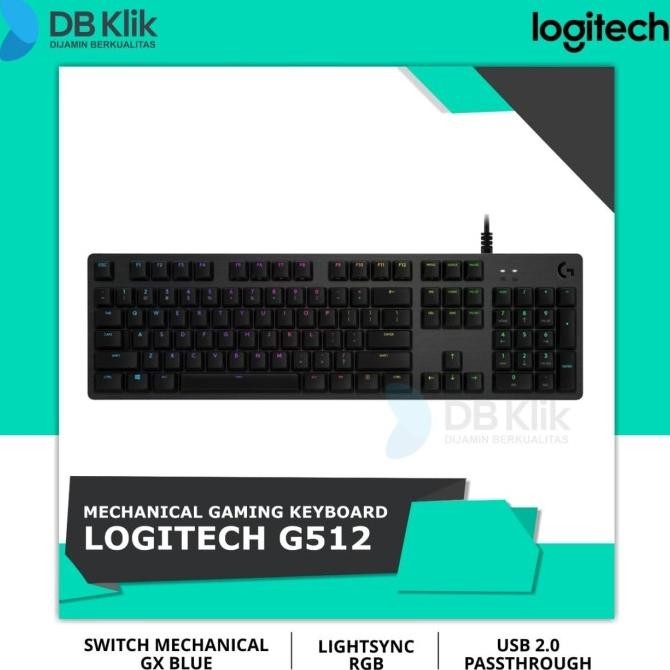 Jual Logitech G512 Carbon RGB Mechanical Gaming Keyboard | Shopee Indonesia