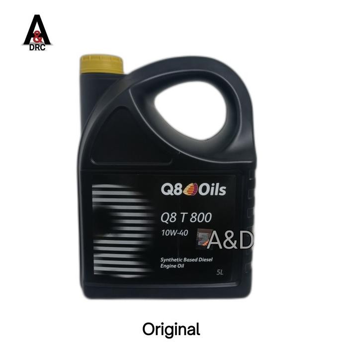 Jual Ready Stock! Oli Q8 T800 10W-40 Api Ci-4/Sl/Cf Synthetic Based ...