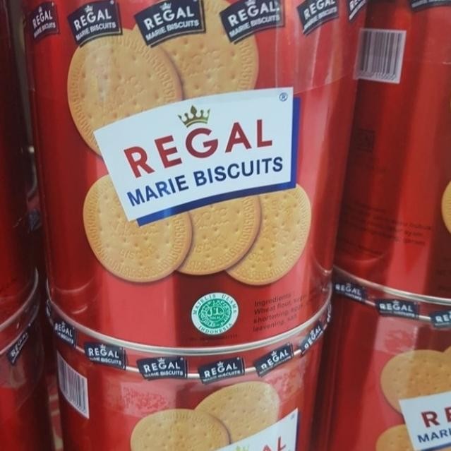 Jual Tin 550Gr - Regal Marie Biscuit Kaleng / Biskuit Kaleng | Shopee ...