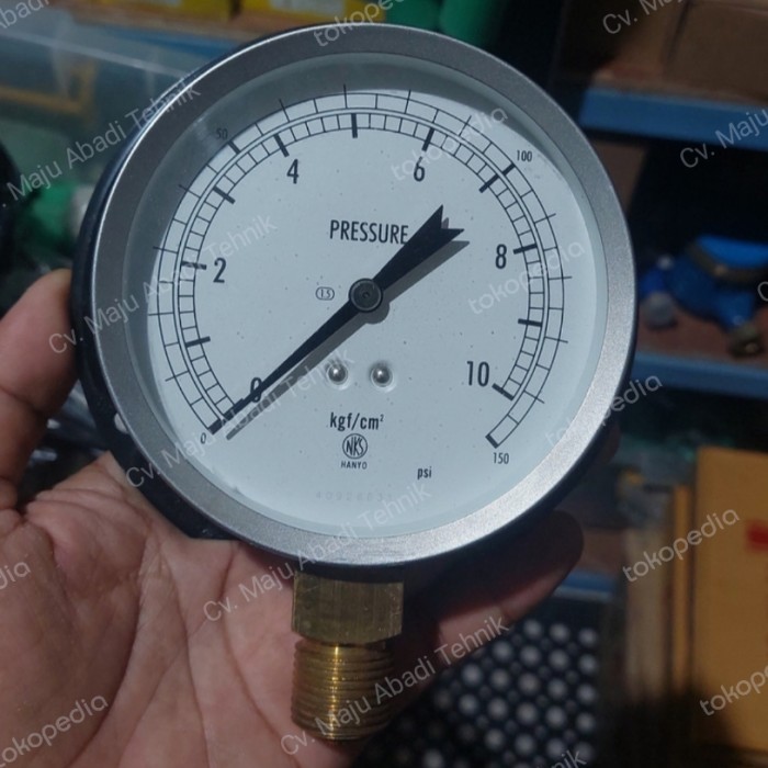 Jual Promo!! Pressure Gauge Nagano Original 10 Bar | Shopee Indonesia