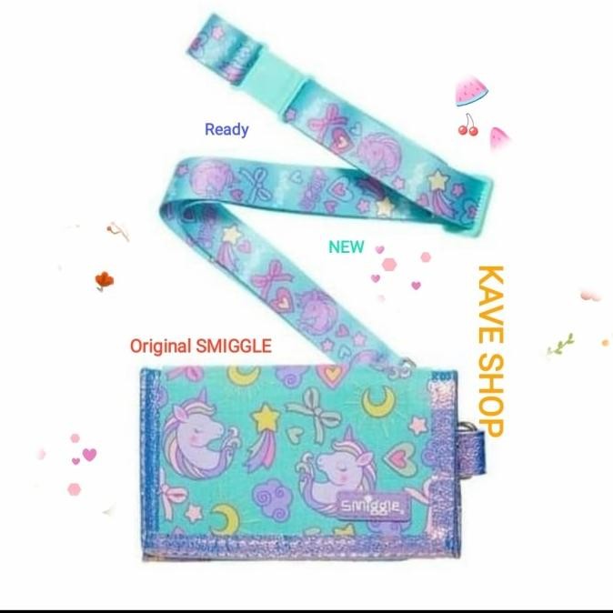 Jual Smiggle Wallet Lanyard Wander Unicorn - Original SMIGGLE - NEW ...