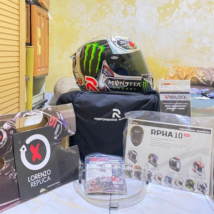 Jual HJC RPHA 10+ LORENZO SPEED MACHINE (LANGKA KOLEKTOR ITEM) | Shopee ...