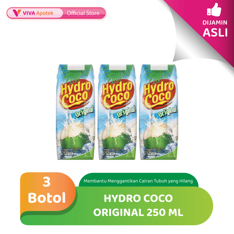 Jual Hydro Coco Original 250 ml (Pack - 3 Botol) | Shopee Indonesia