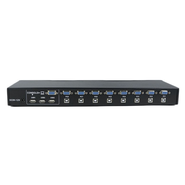 Jual 8 Port USB 2.0 Kotak Switch KVM Eksternal Switch Manual Mendukung ...