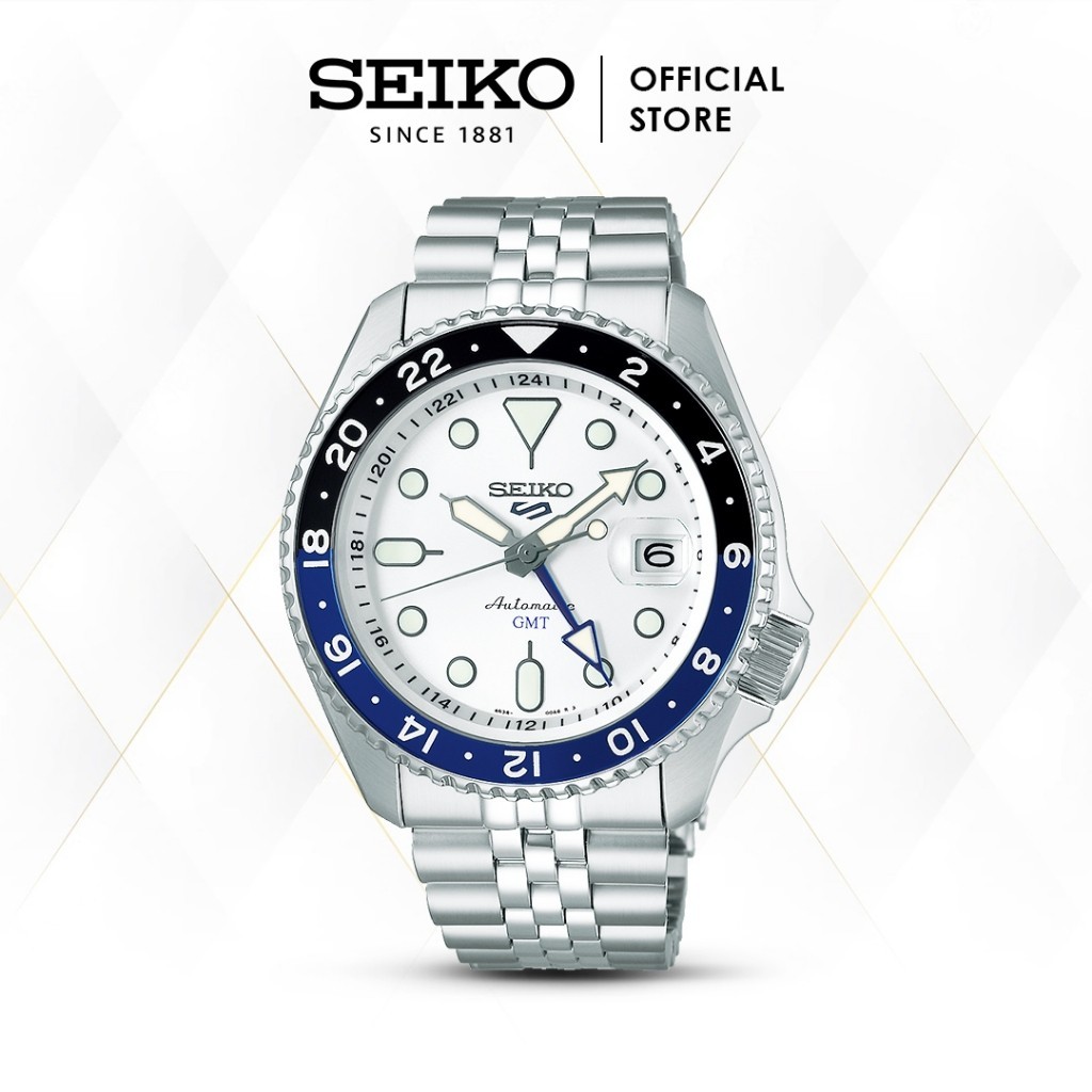 Jual New Seiko 5 Sports SSK033K1 SSK033 Automatic GMT Black & Blue ...