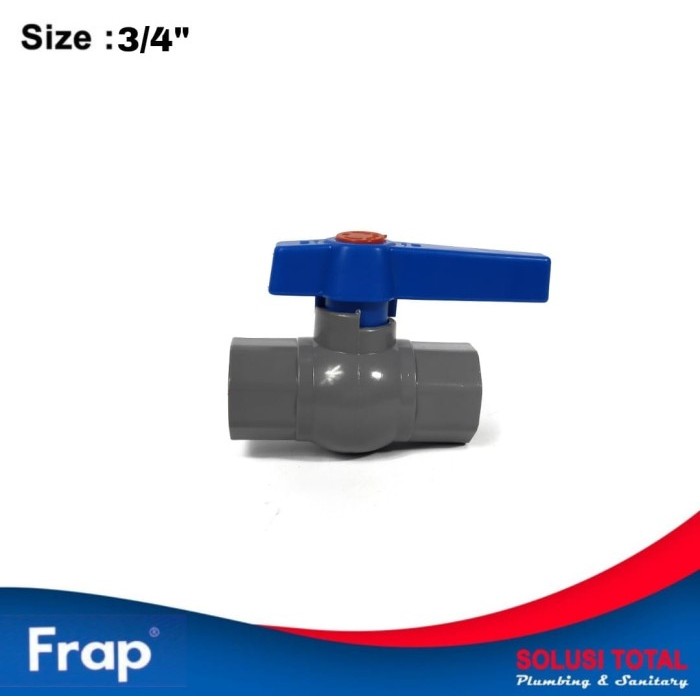 Jual Ball Valve PVC 3/4 Inch Frap Stop Kran PVC 3/4" Frap | Shopee ...