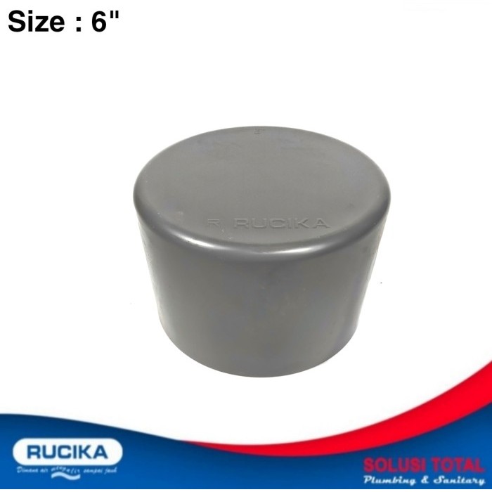 Jual Dop AW 6" Cap Dof PVC Rucika 6 Inch Fitting Pipa | Shopee Indonesia