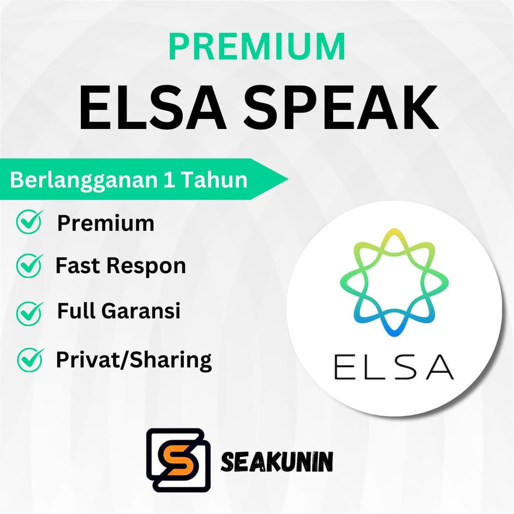 Jual ELSASpeak | ELSA Speak Private ALL DEVICE 1 Tahun Full Garansi ...