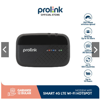 Jual TERBARU Prolink Mobile WiFi Hotspot 4G LTE N300 Modem Wireless ...