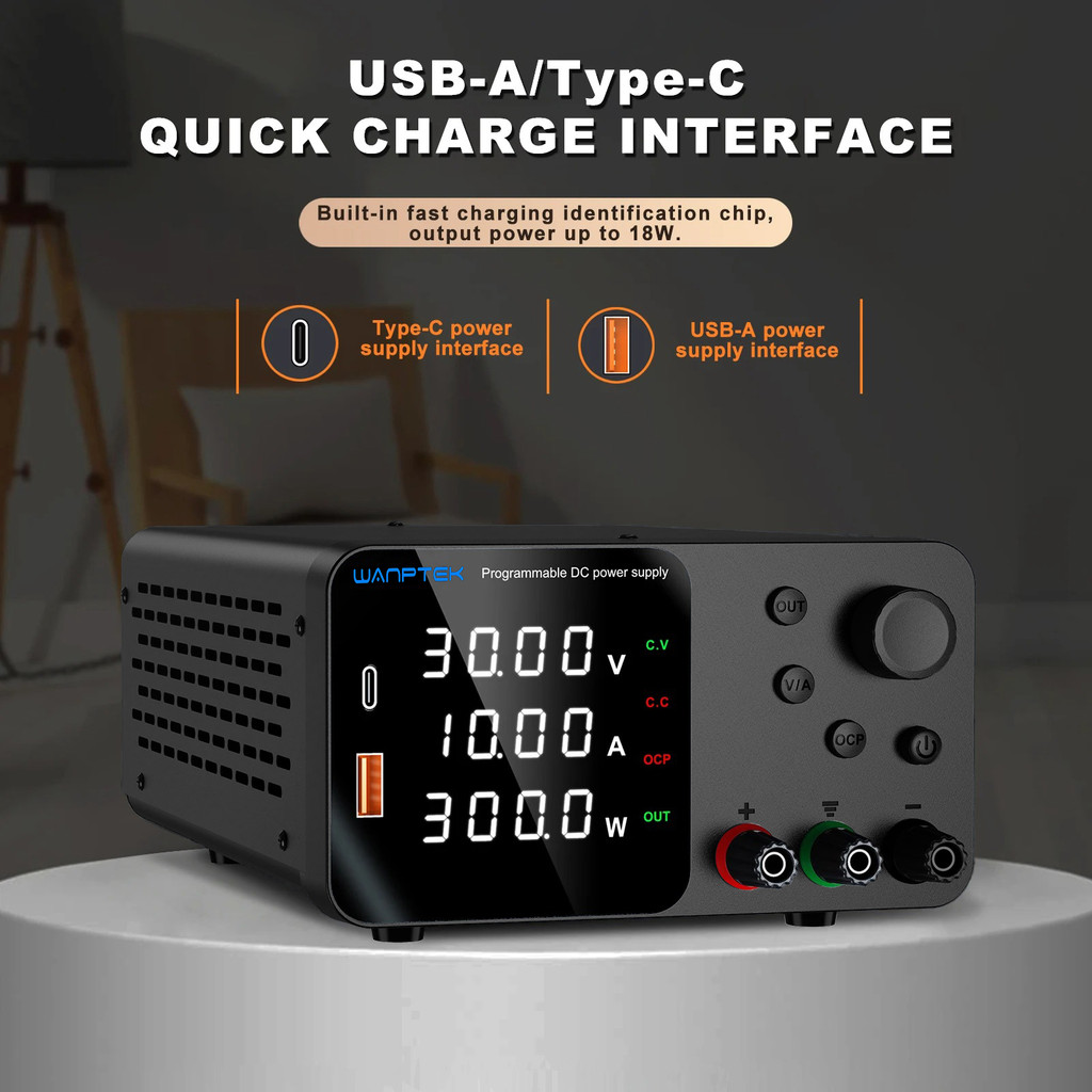 Jual WANPTEK Adjustable Power Supply DC Ammeter Stabilized 60V 5A 300W - TPS605 - Black | Shopee ...