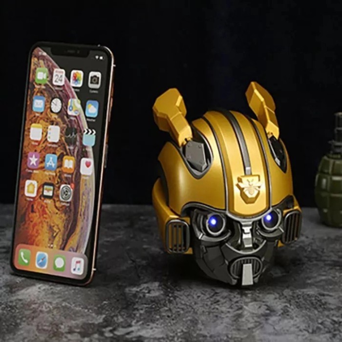 Jual Speaker Bluetooth BUMBLEBEE HEAD Wireless Portable Transformer ...