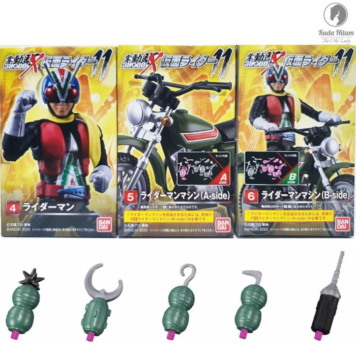 Jual Shodo-X Kamen Rider 11 Kamen Rider Man Riderman Machine | Shopee ...