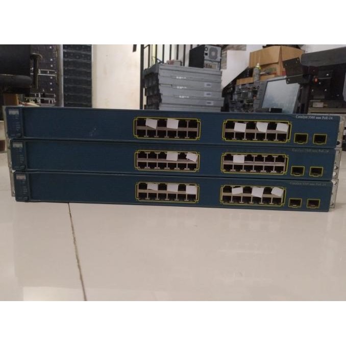 Jual Switch Cisco Catalyst 3560 POE 24 Port Type WS-C3560-24PS-S ...