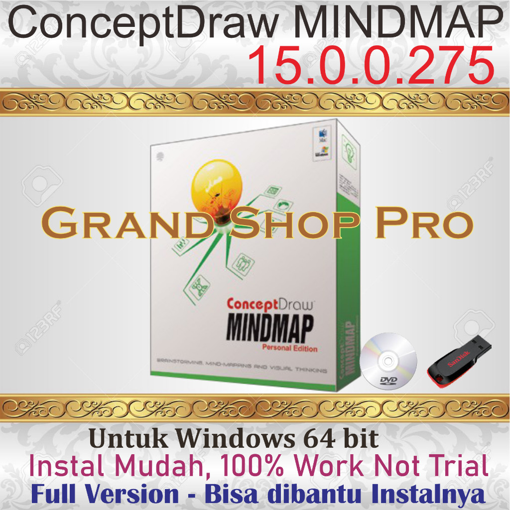 Jual ConceptDraw MINDMAP (Full Version, Not Trial) | Shopee Indonesia
