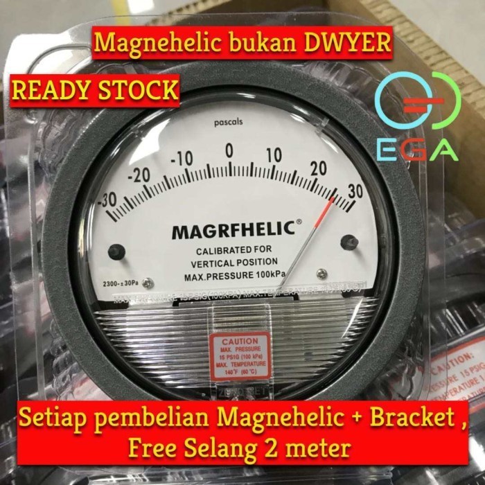 Jual newgan!! MAGNEHELIC MAGRFHELIC 2300-60PA Diff. Pressure Gage TE2000 BUKAN DWYER | Shopee ...